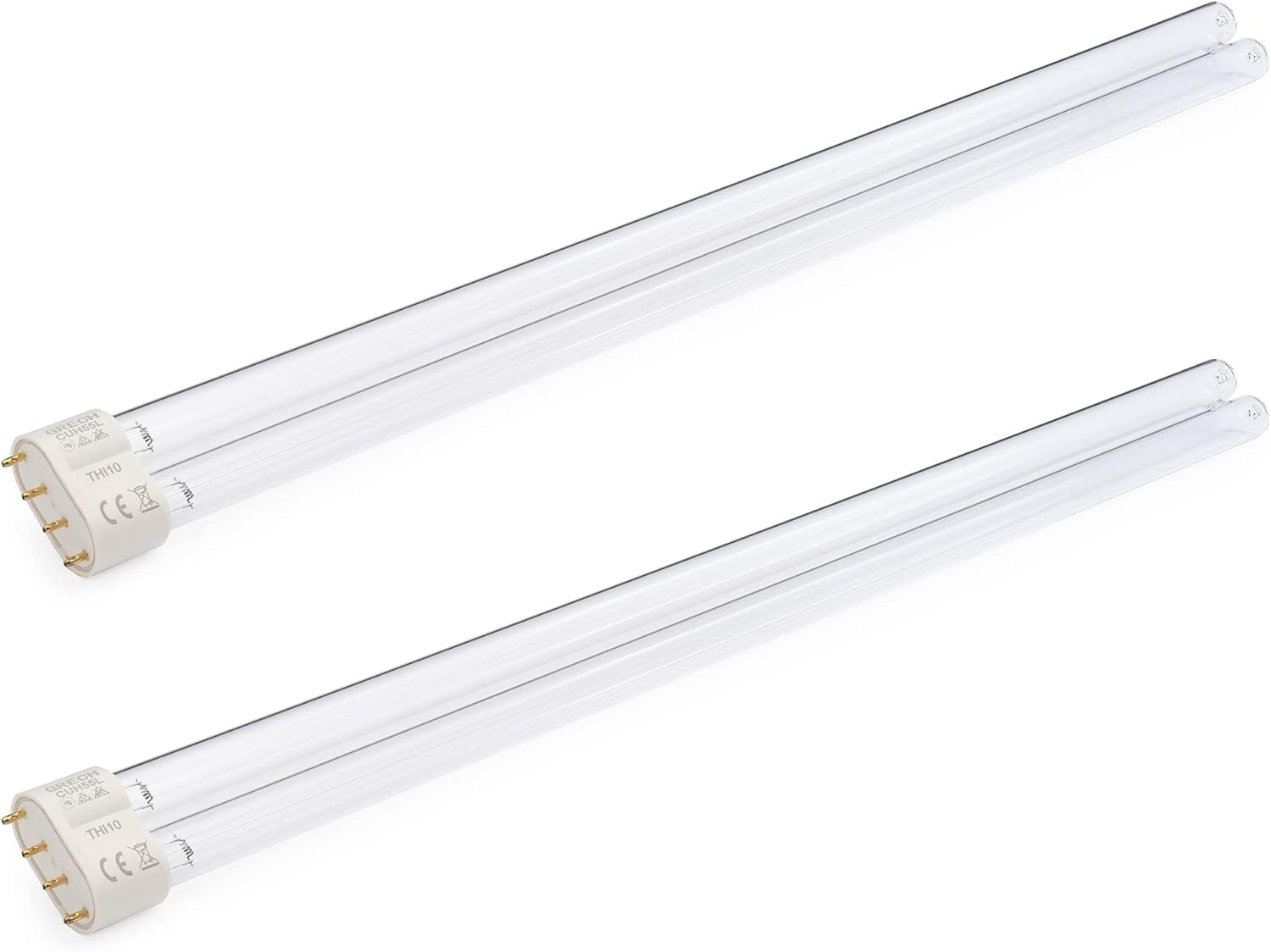 55W UV Ultraviolet 4 Pin Base Replacement Light Clarifier Lamp Filter ...