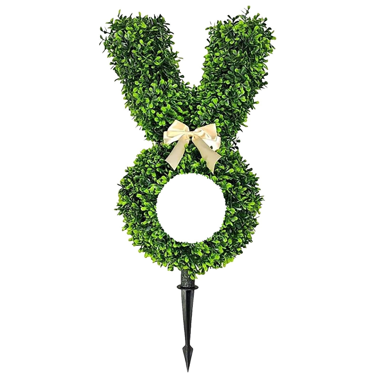 55cm Easter Bunny Trim decor - lifelike artificial greenery for porch ...