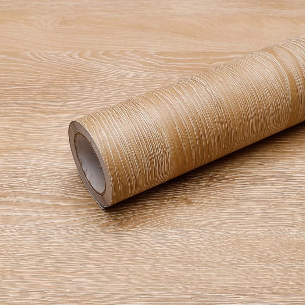 55cm Wide Wood Grain Vinyl Wallpaper for Door Wardrobe Cupboard Table ...