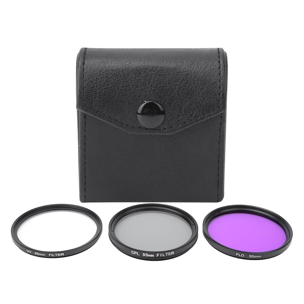 55mm Camera Interface Filters, Eliminates Unnecessary Polarized Light ...