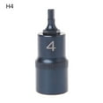 55mm H4-H17 Hexagon Screwdriver Socket 1/2Inch Adapter Drill Bit Hand ...