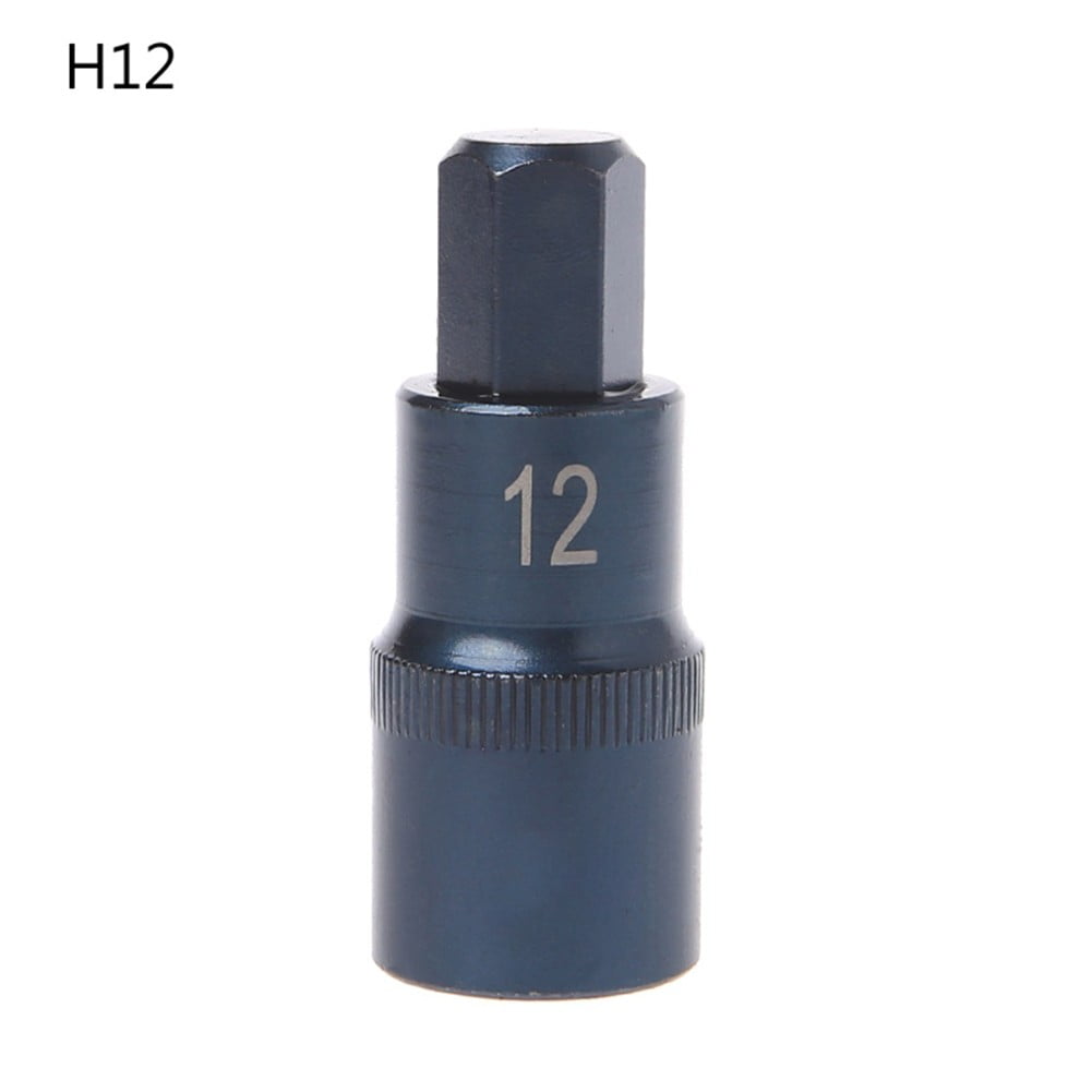 55mm H4-H17 Hexagon Screwdriver Socket 1/2Inch Adapter Drill Bit Hand ...