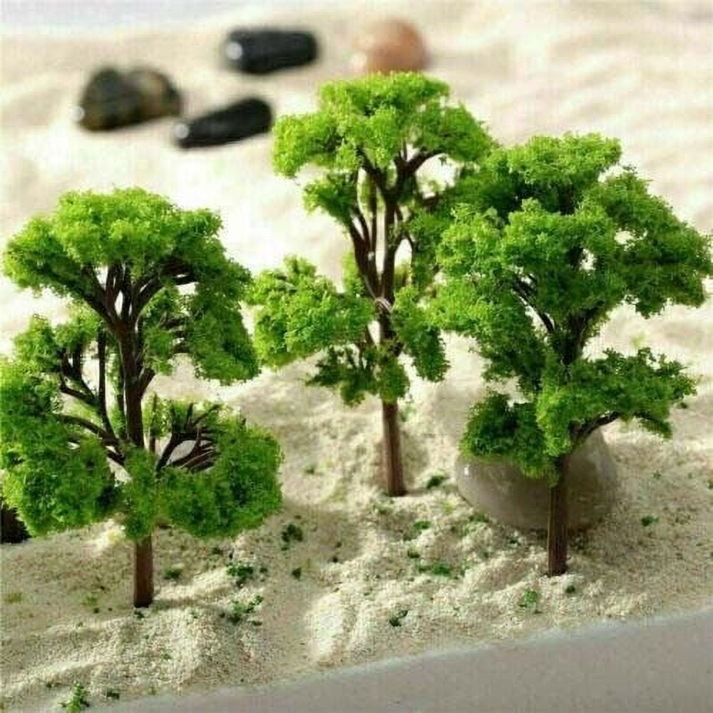 55mm HO Scale Model Trees Train Railroad Wargame Park Landscape Scenery ...