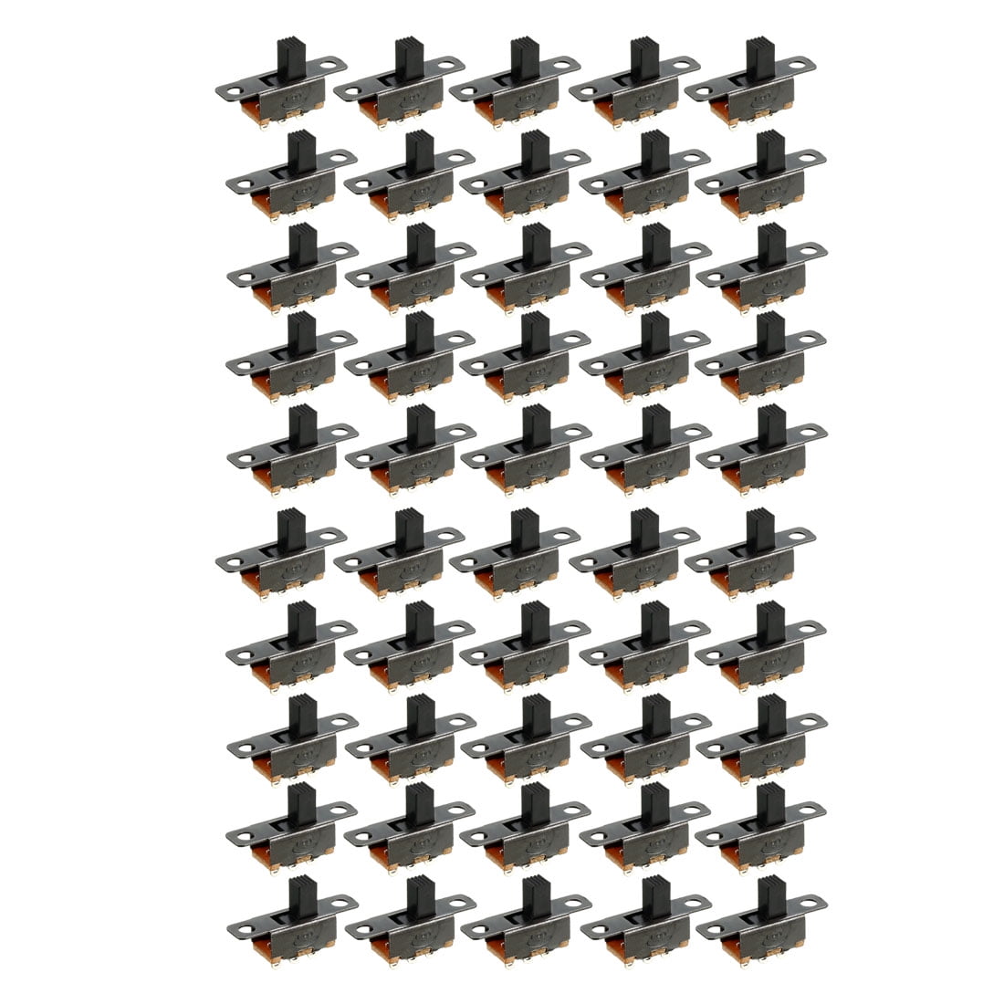 55pcs 3 Terminals 23 Position SPDT Horizontal Latching Micro Slide Switch - Walmart.com
