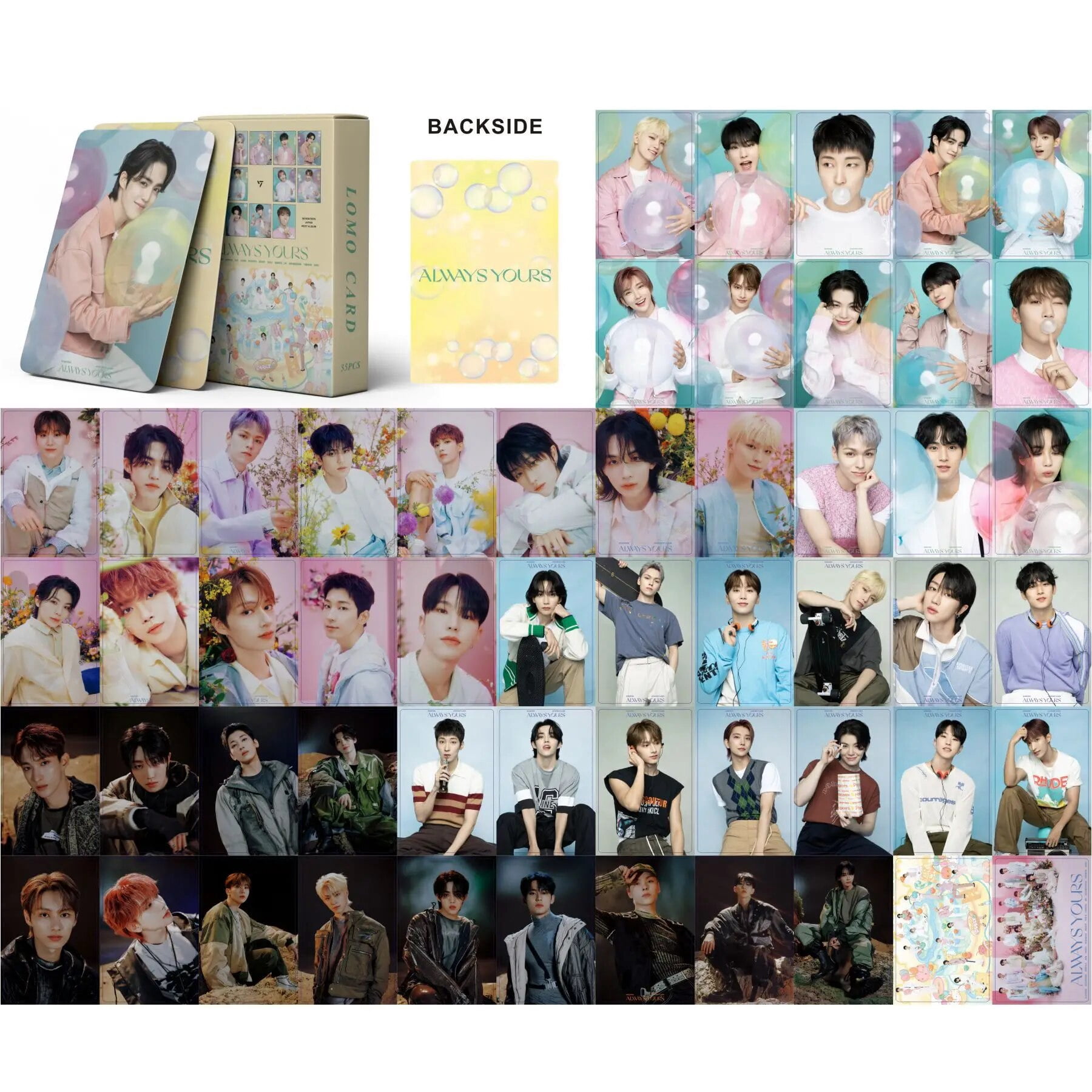 55pcs/Box Kpop Stray Kids New album Social Path lomo cards (G)I-DLE New ...