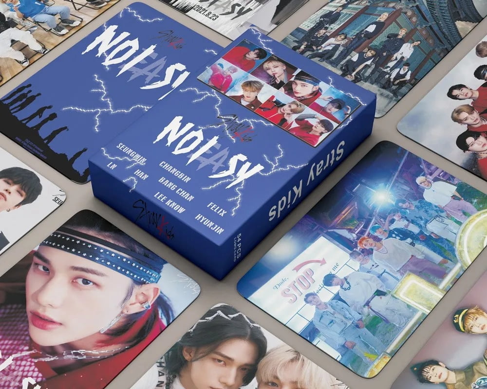 55pcs/Box Kpop Stray kids Room Mates lomo cards time out NO EASY ...