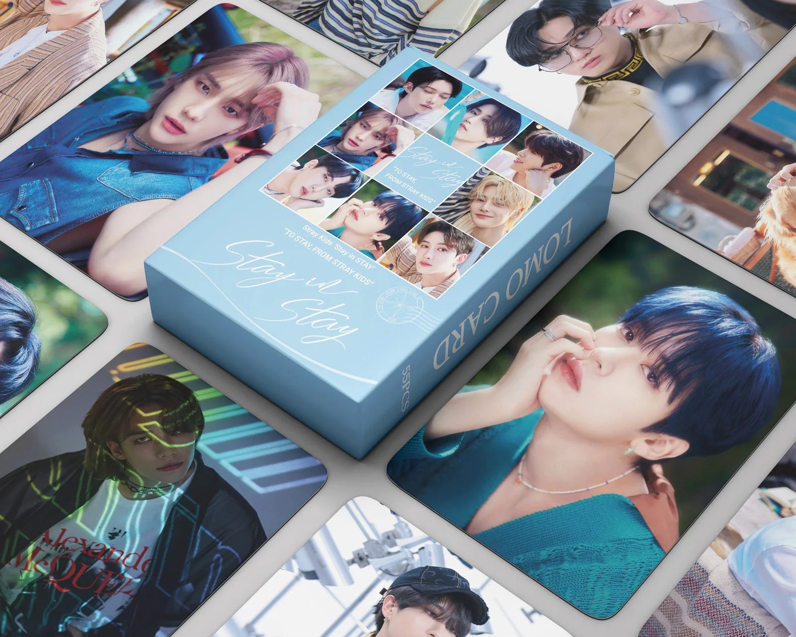 55pcs/Box Kpop Stray kids Room Mates lomo cards time out NO EASY ...