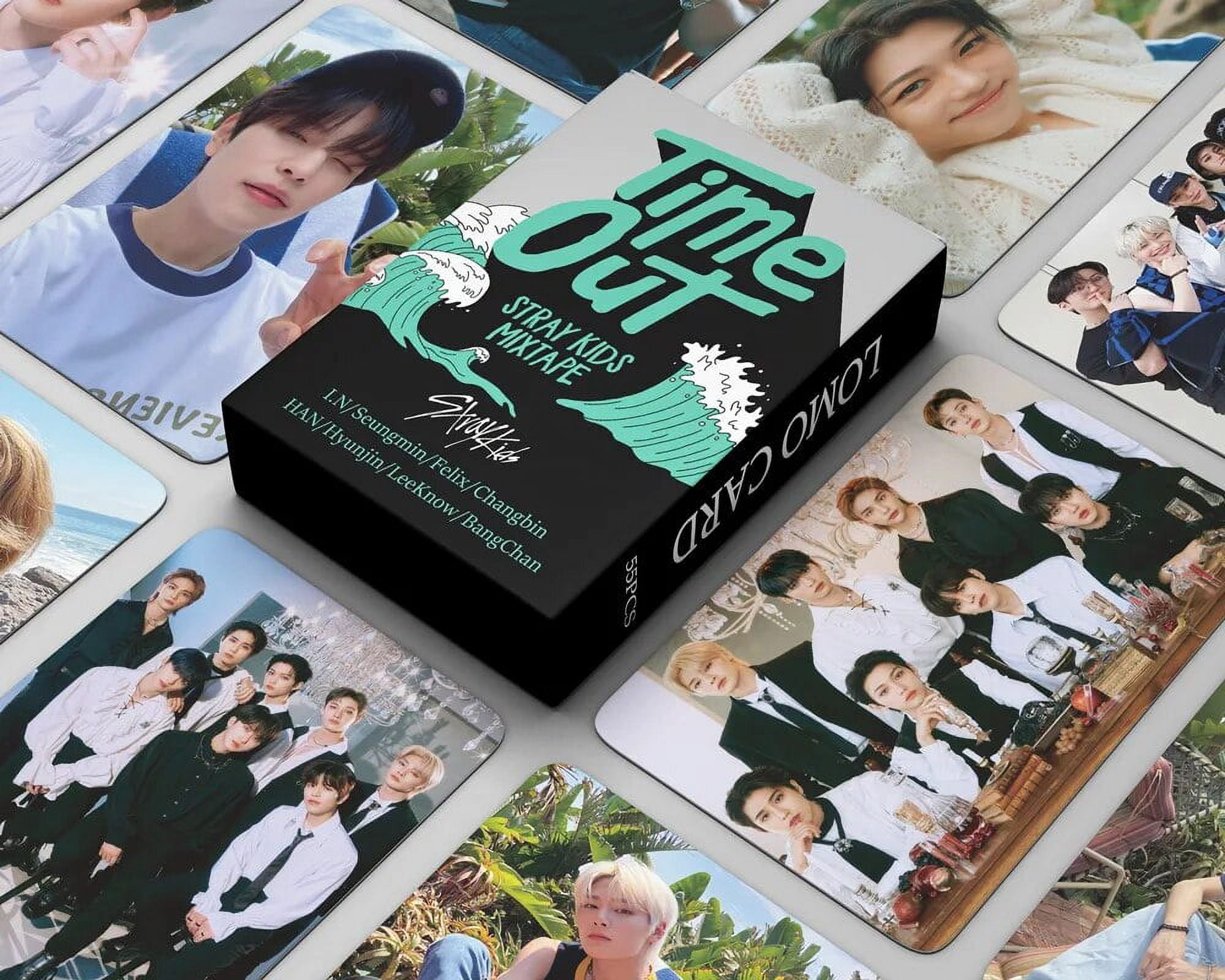 55pcs/Box Kpop Stray kids Room Mates lomo cards time out NO EASY ...