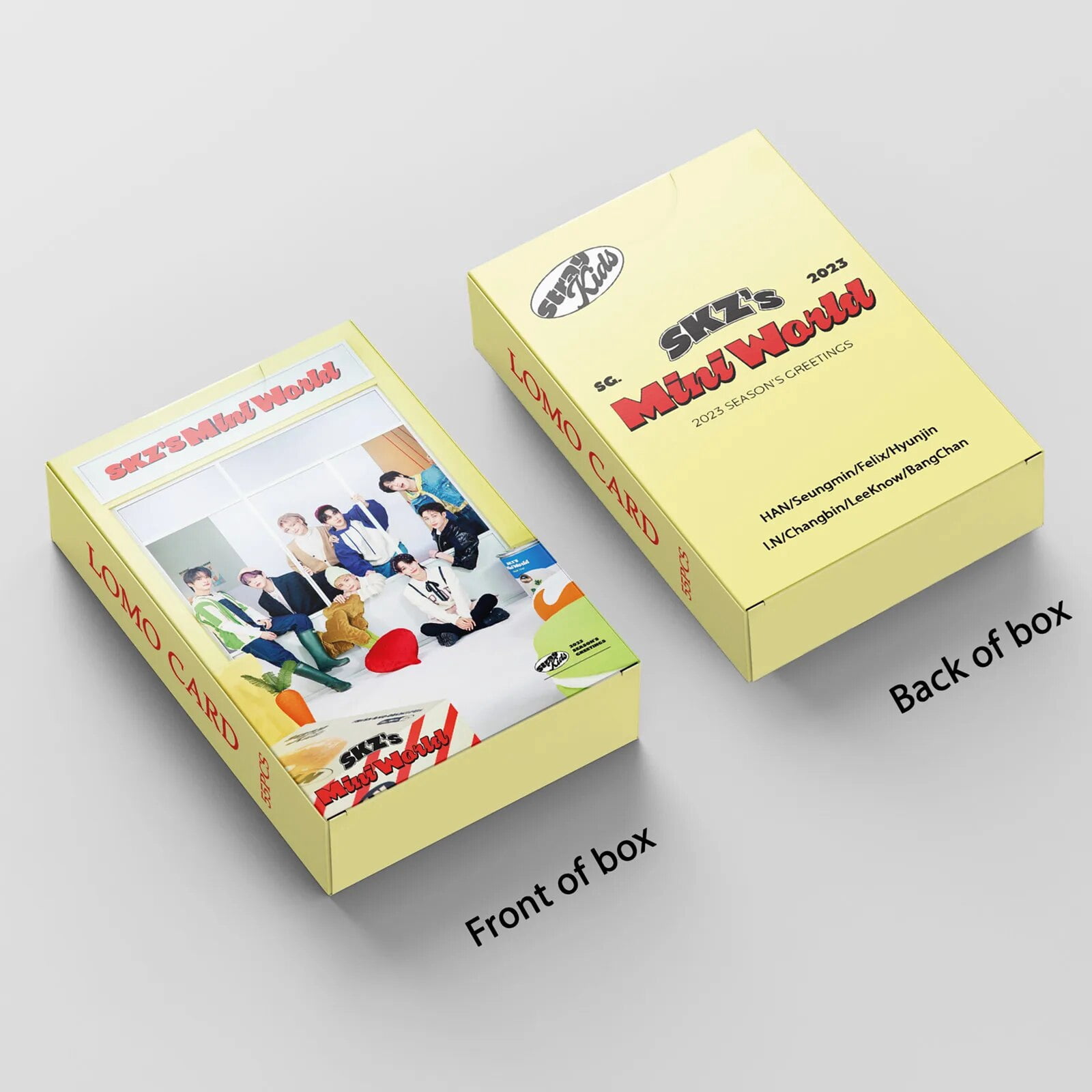 55pcs/Box Kpop straykids The Sound IVE 2023 lomo cards (G)I-DLE candy ...