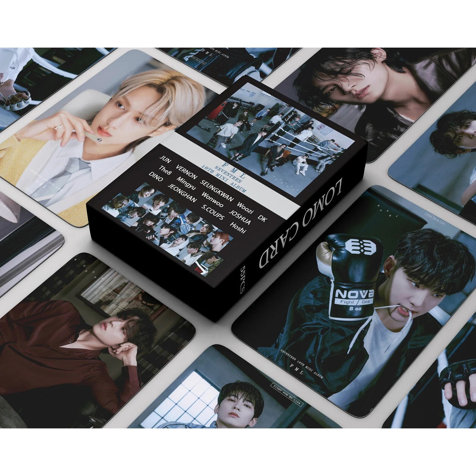 55pcs/Box Kpop straykids The Sound IVE 2023 lomo cards (G)I-DLE candy photocards Stray Kids LE ...
