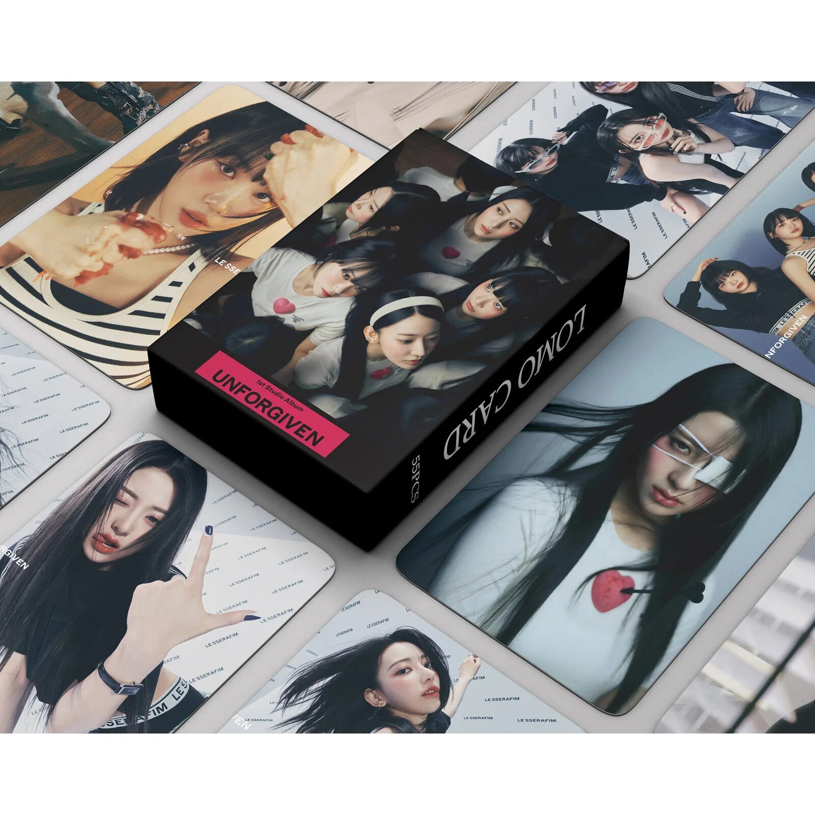 55pcs/Box Kpop straykids The Sound IVE 2023 lomo cards (G)I-DLE candy ...