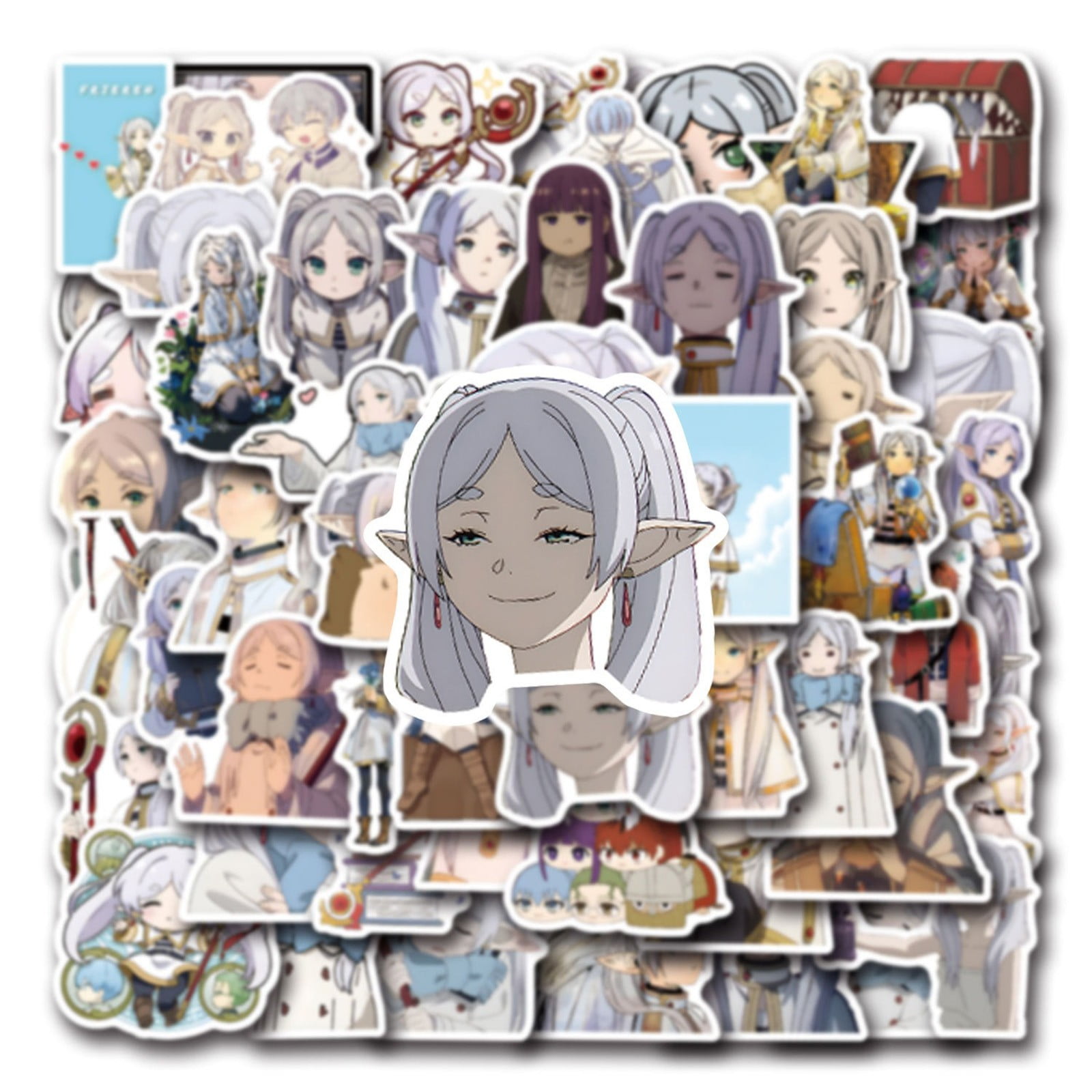 55pcs Frieren Beyond Journey's End Stickers for Teens Laptops,Cute ...