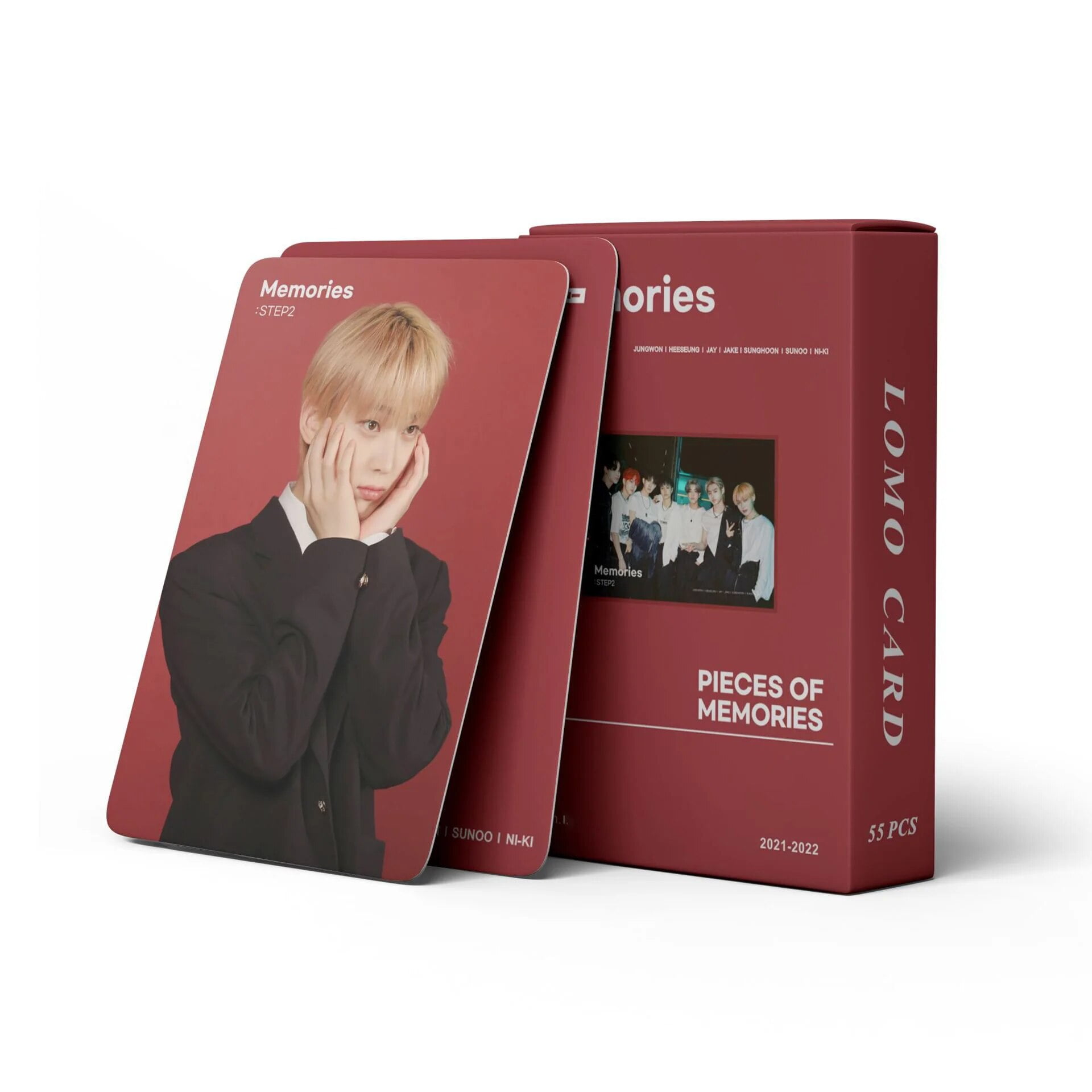 55pcs/Set Kpop Memories : STEP 2 lomo cards ZEROBASEONE Youth In The Shade Photocards New album ...