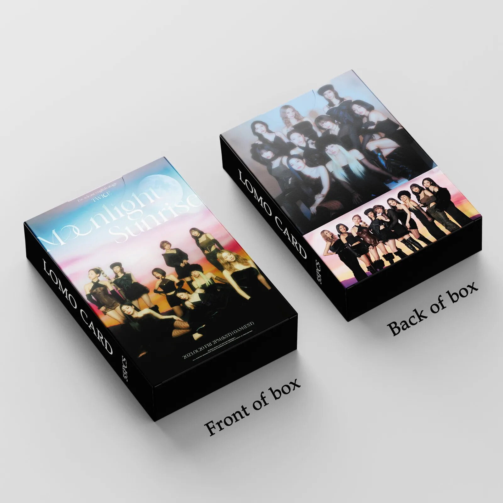 55pcs/Set Kpop TWICE Moonlight Sunrise photo cards IVE Fans meetup lomo ...