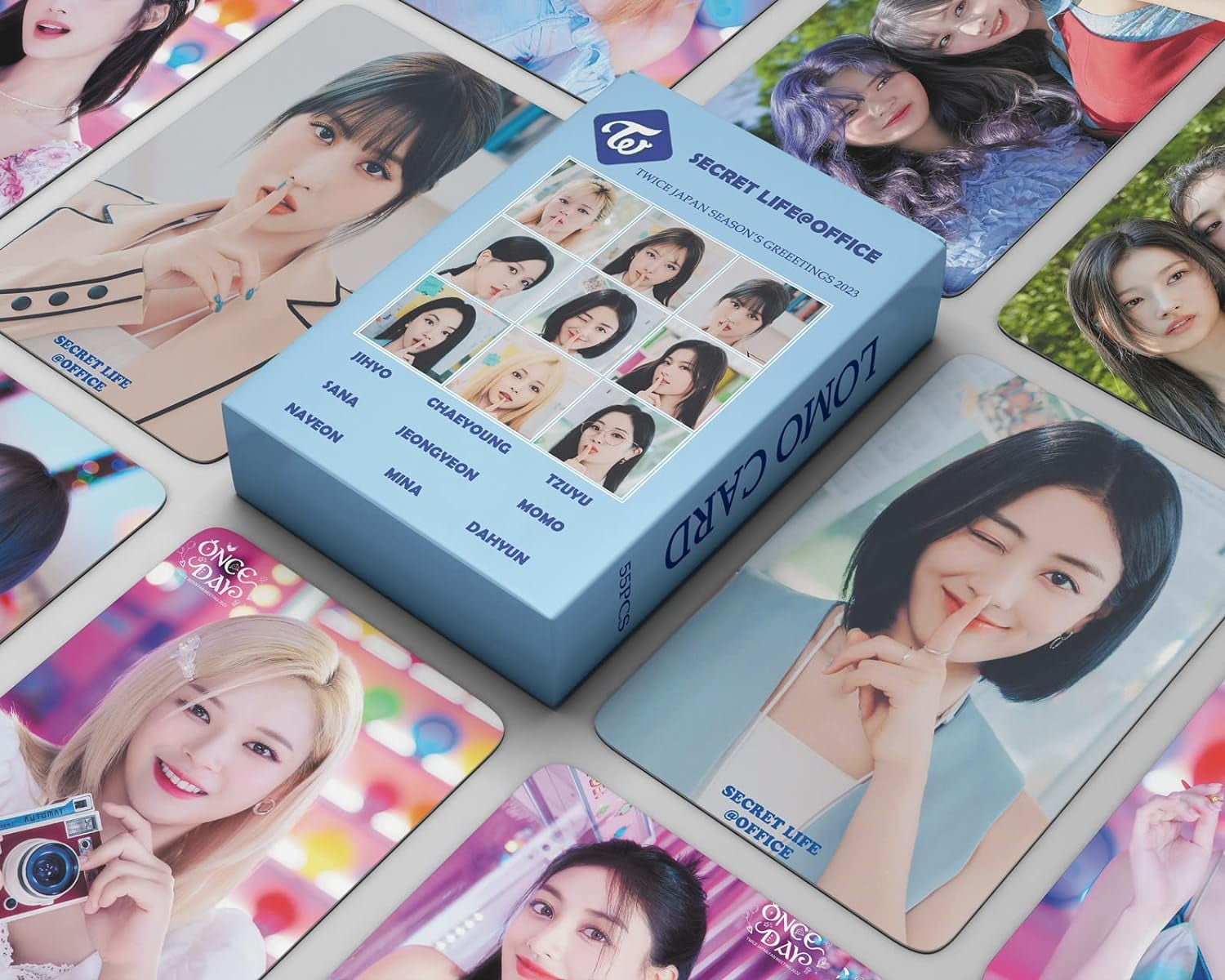 55pcs Twice Lomo Card Photocards Twice Japanese Season's Greetings 2023 New Lomo Album Card ...
