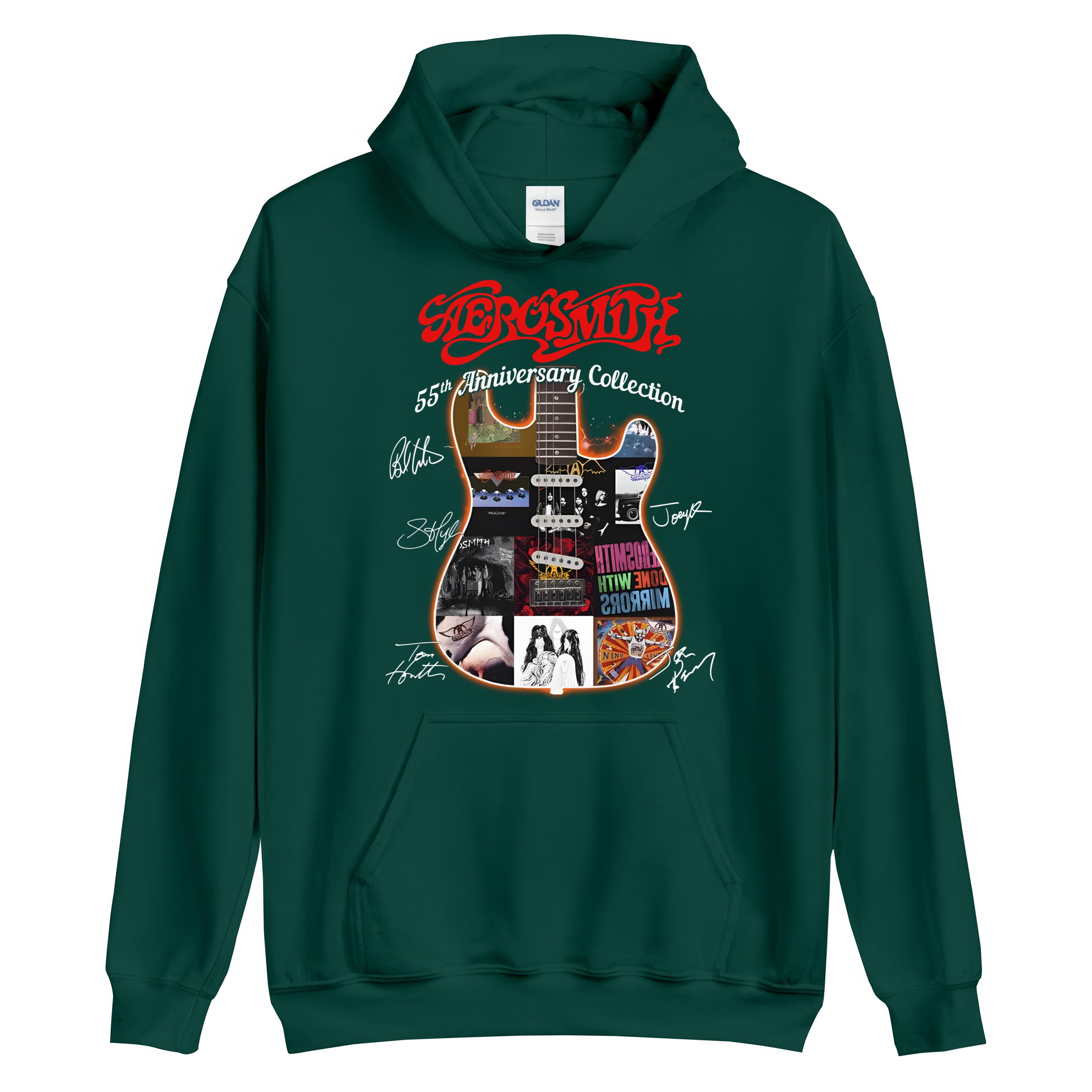 55th Anniversary Collection Legendary Rock Band Signatures Sweatshirt ...