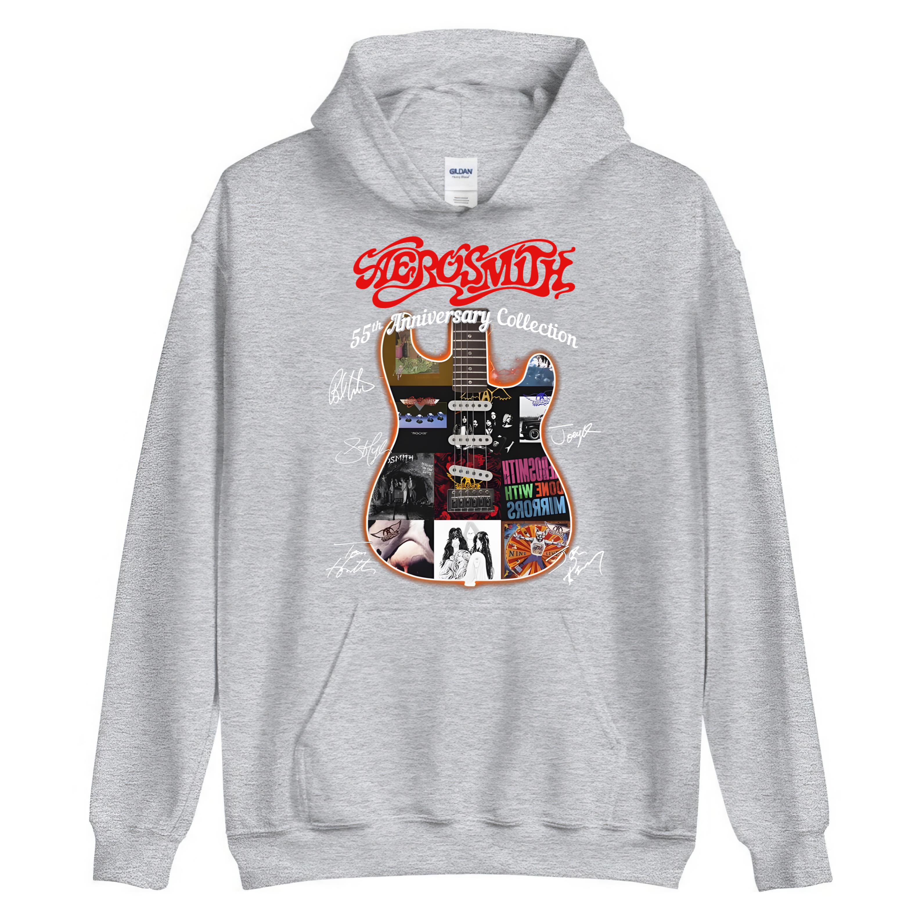 55th Anniversary Collection Legendary Rock Band Signatures Sweatshirt ...