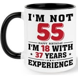 55th Birthday Coffee Mug, 55 year old Birthday Gift Ideas for Men Women ...