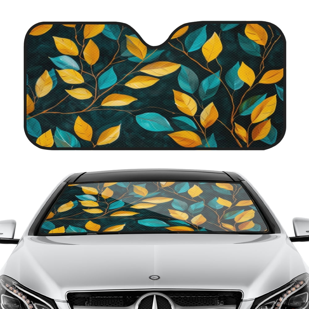 55x30 Inch Windshield Sun Shade for Car & SUV, Front Window Sun Visor ...