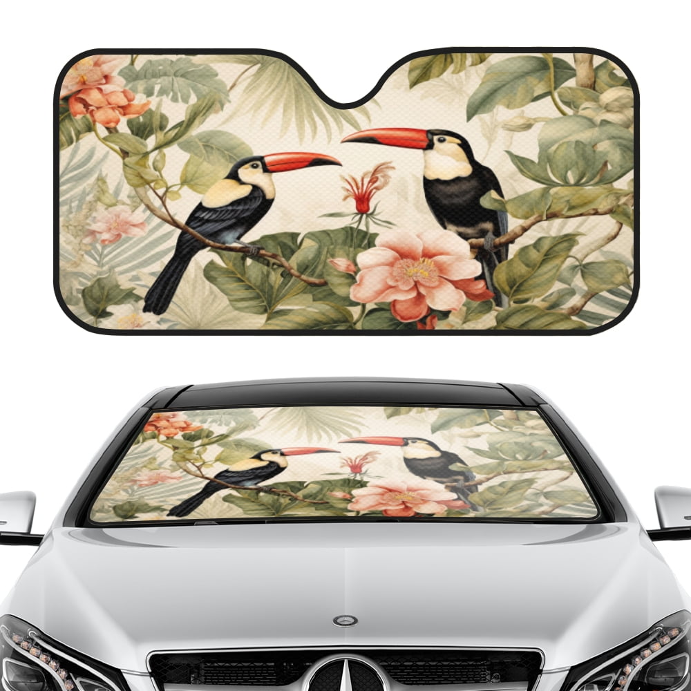 55x30 Inch Windshield Sun Shade for Car & SUV, Front Window Sun Visor ...