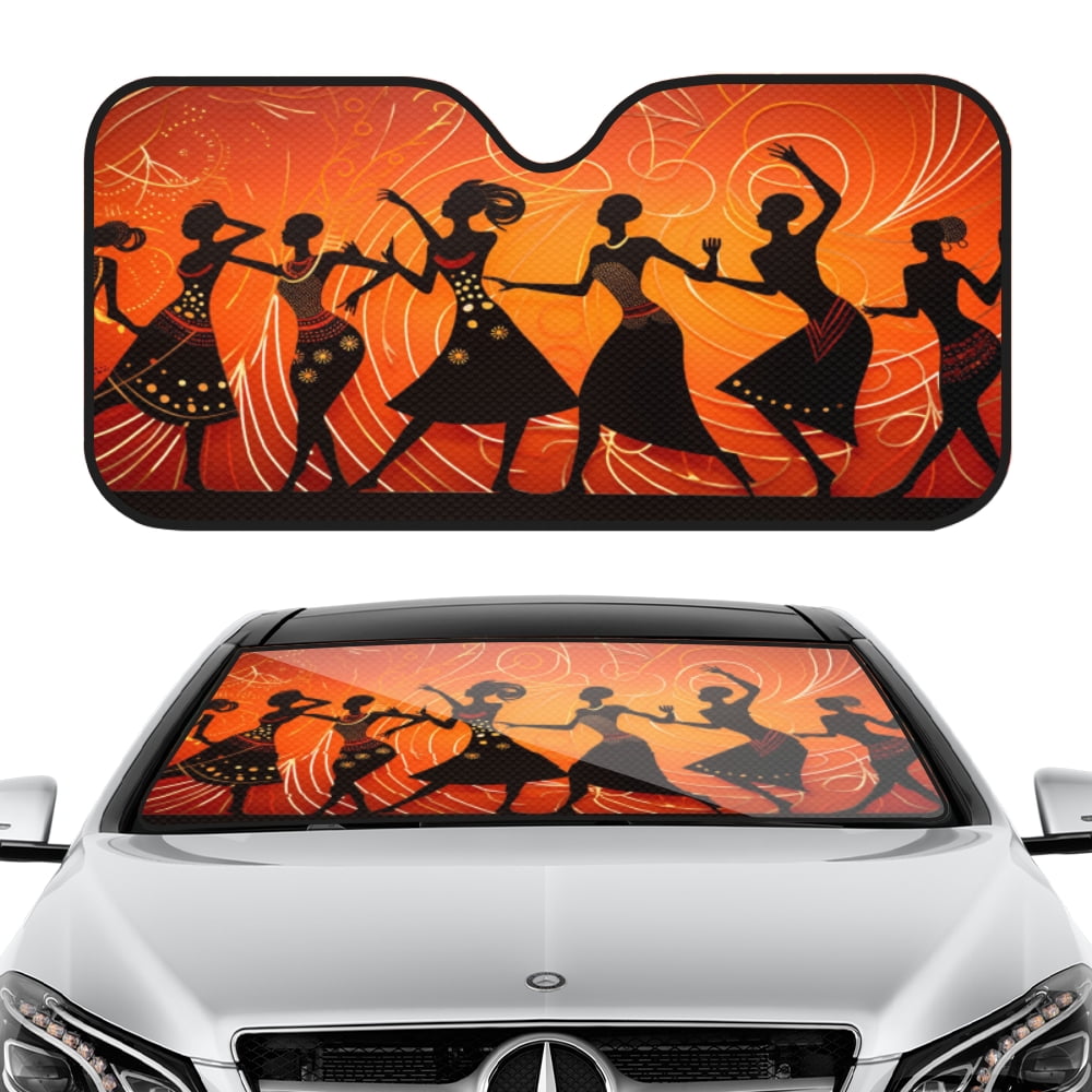 55x30 Inch Windshield Sun Shade for Car & SUV, Front Window Sun Visor ...