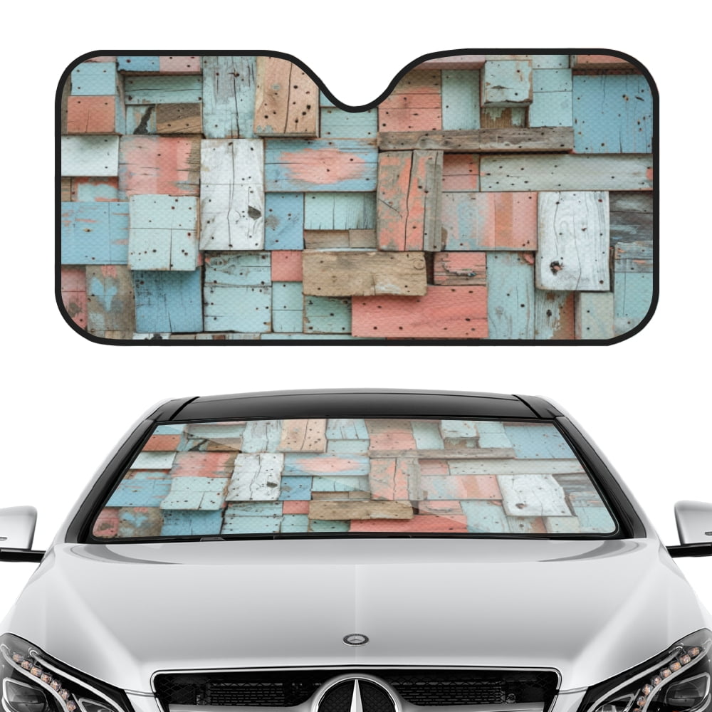 55x30 Inch Windshield Sun Shade for Car & SUV, Front Window Sun Visor ...