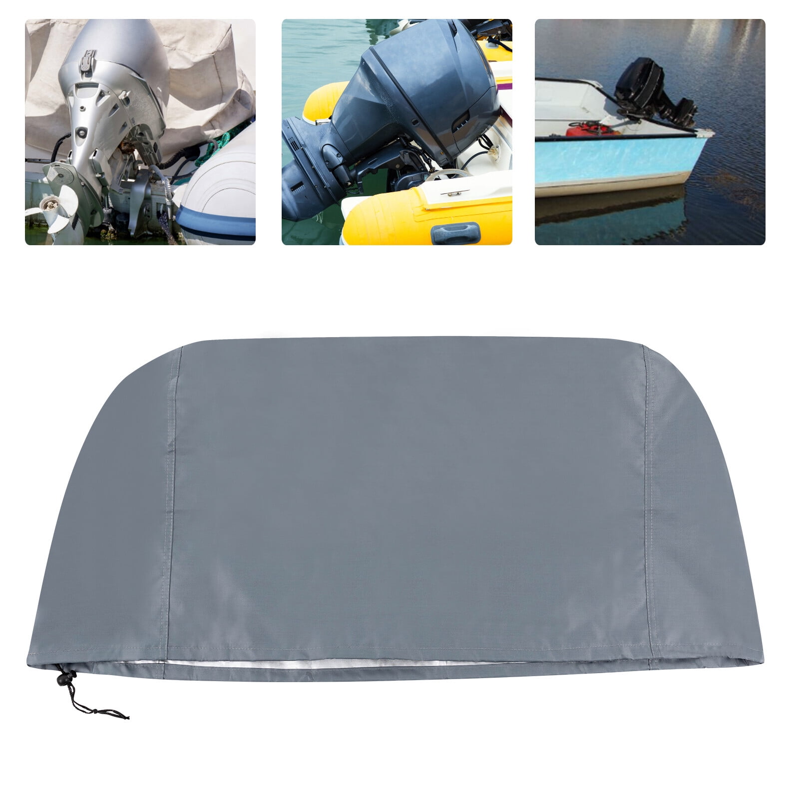 56*30*40cm Outboard Boat Motor Engine Cover Dust Rain Protection 420D ...