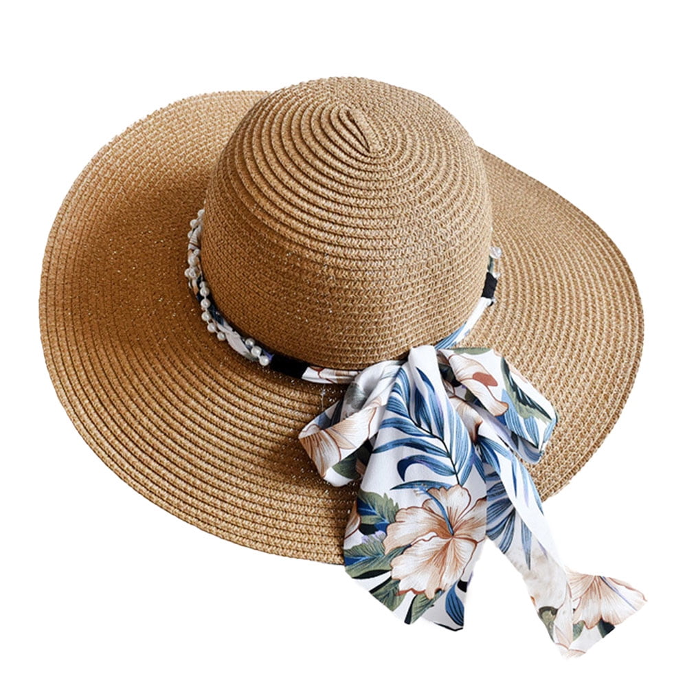 56-58 cm hat circumference women's straw hat big brim sunscreen beach ...