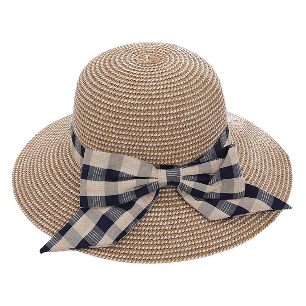 56-58cm hat circumference female summer big brimmed hat seaside beach sunscreen straw hat bow ...