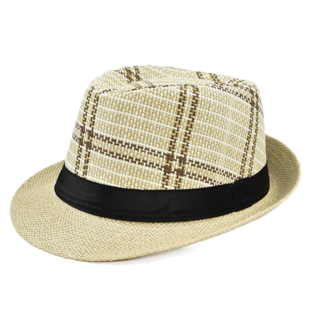 56-58cm hat circumference men's and women's straw hats, short-brimmed ...