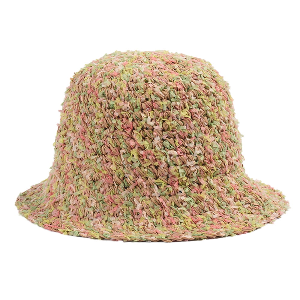 56-58cm head circumference color straw hat female summer anti ...