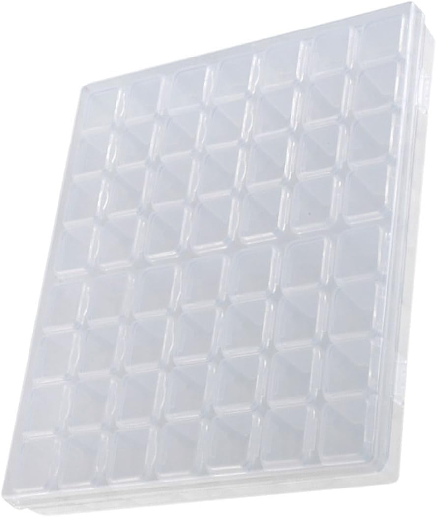 56 Box Nail Art Storage Box Fake Nails Earring Tray Doll Cake Pan Bead ...