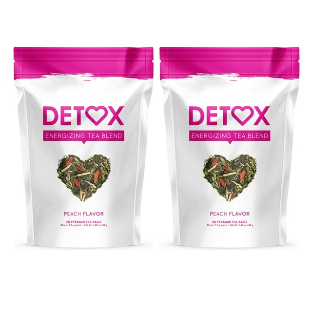 56 Day Detox Tea, Detox Cleanse for Weight Loss, Non GMO, Vegan, All ...