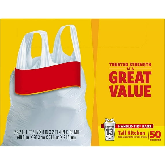 56 Gallon Trash Bags - Clear High Density Garbage Bags - Heavy Duty ...