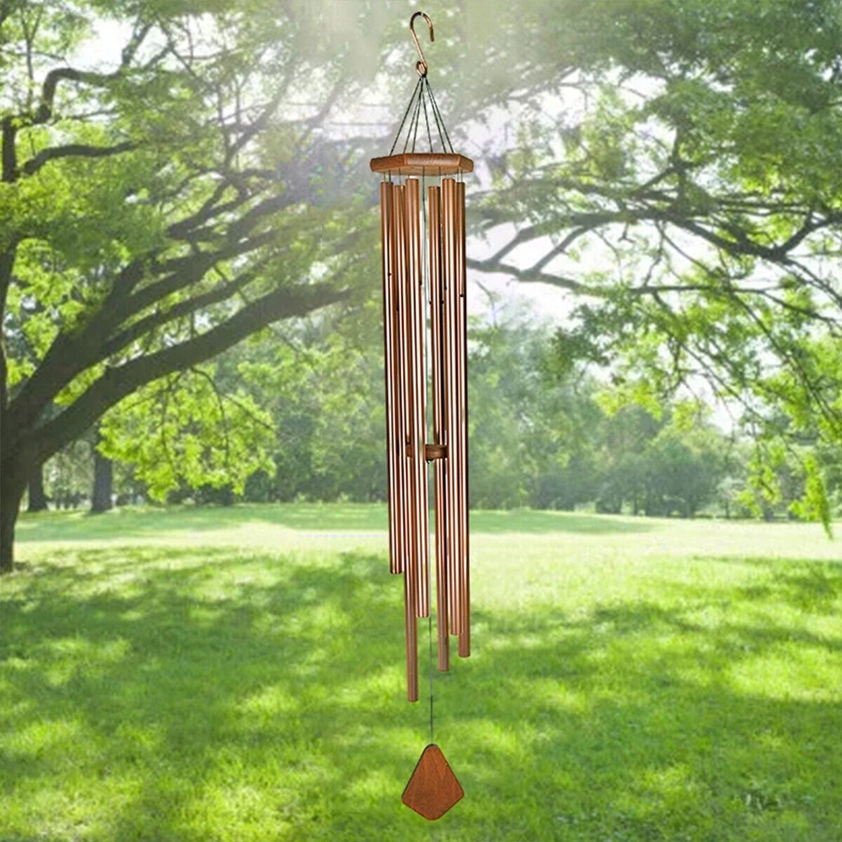 56" Long Tube Wind Chime Deep Tone Resonant Bass Sound CHURCH Bell ...