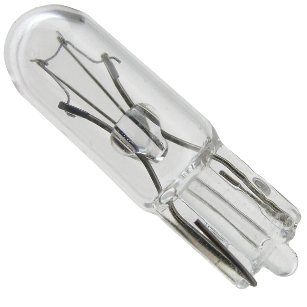 56 Miniature Light Bulb, 5 Volts, Wedge Base, (10 Pack) - Walmart.com