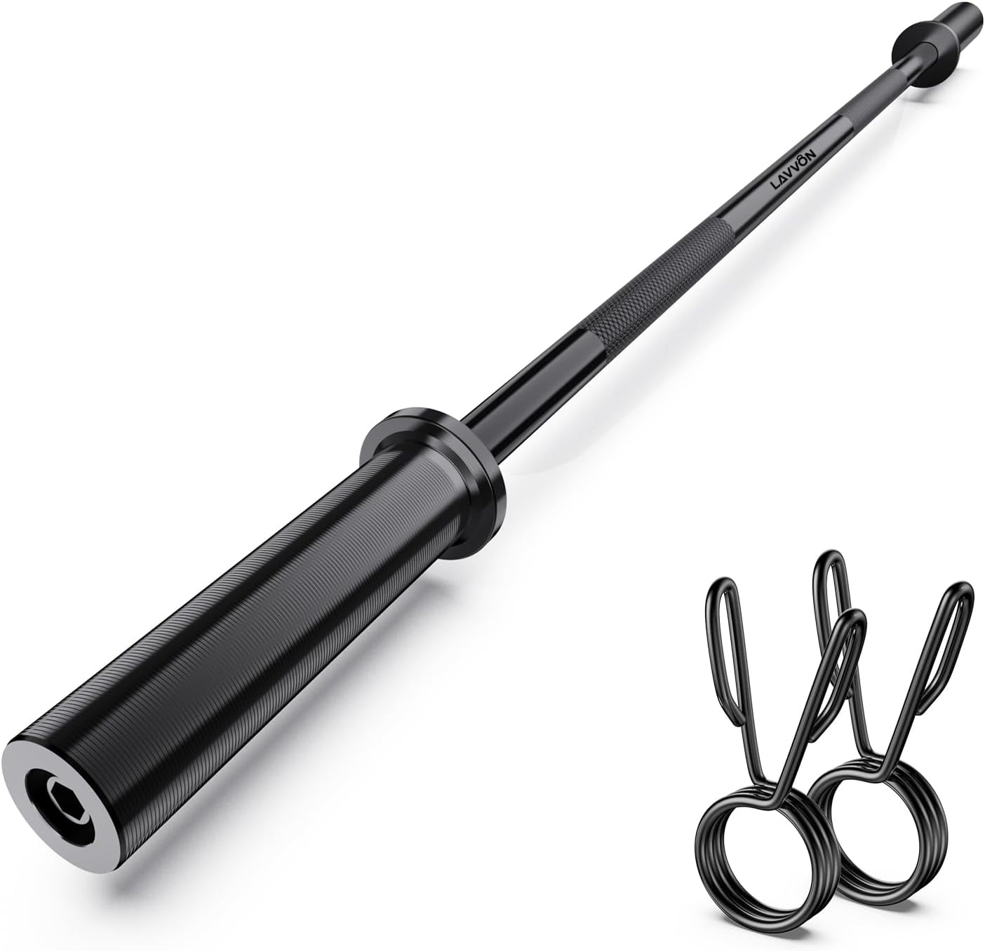 56" Olympic Barbell Bar - 2" Standard Straight Weight Lifting Bar for ...