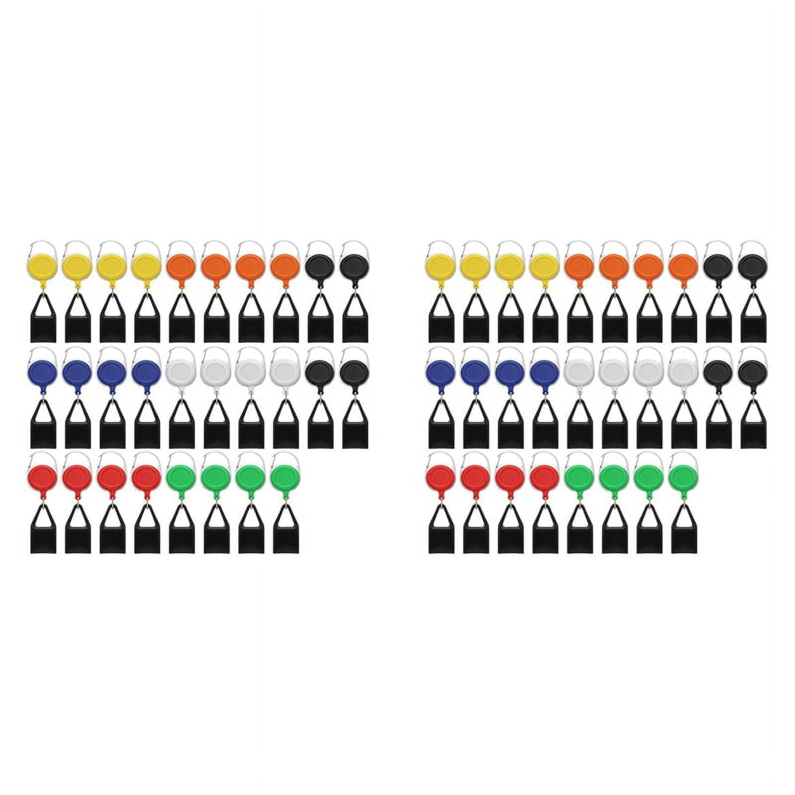 56 Pcs Retractable Lighter Holder Keychain Assorted Color, Lighter ...