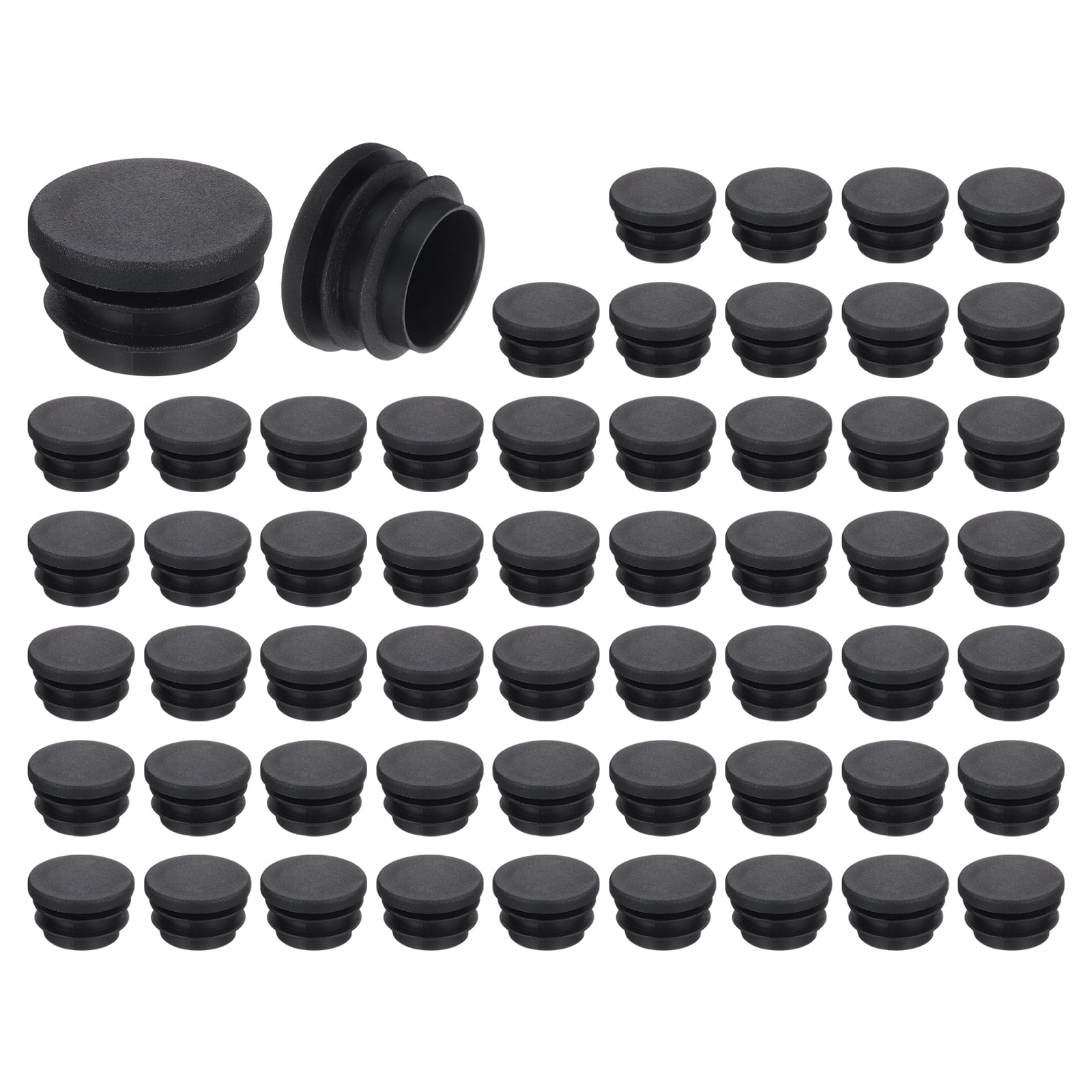 56 Pcs Round Plastic Plug, Furniture Leg Pipe Insert for Chair, Sofa ...