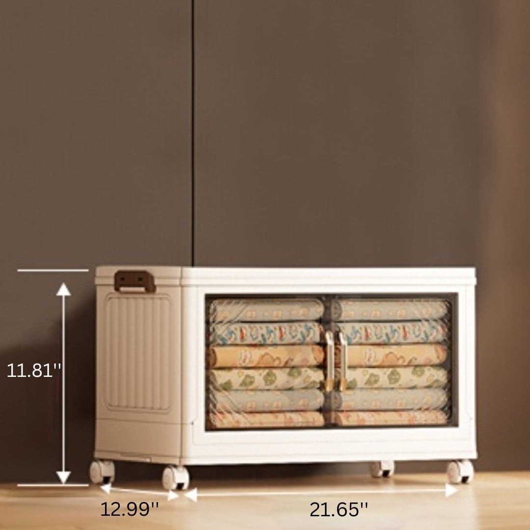 56 Qt, 1 Tiers Collapsible Storage Bins Organizer, Stackable Cube Large ...