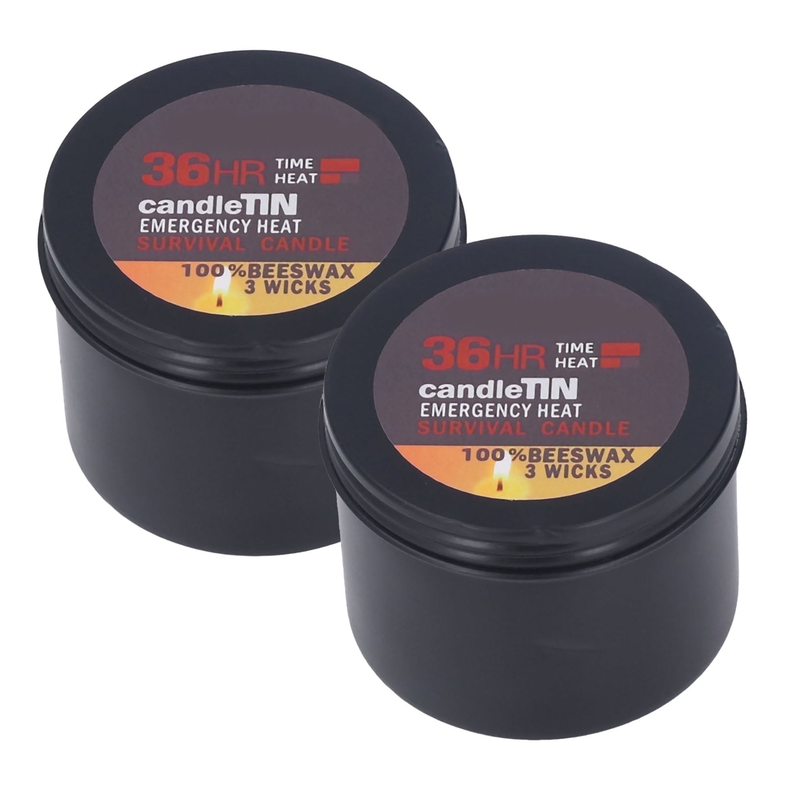 56 STORE 36 Hours survival candle, long-burning with 3 wicks, sweet ...