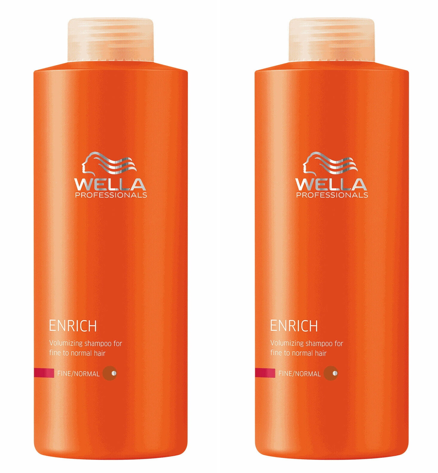 ($56 Value) Wella Enrich Volumizing Shampoo and Conditioner, 33.8oz ...
