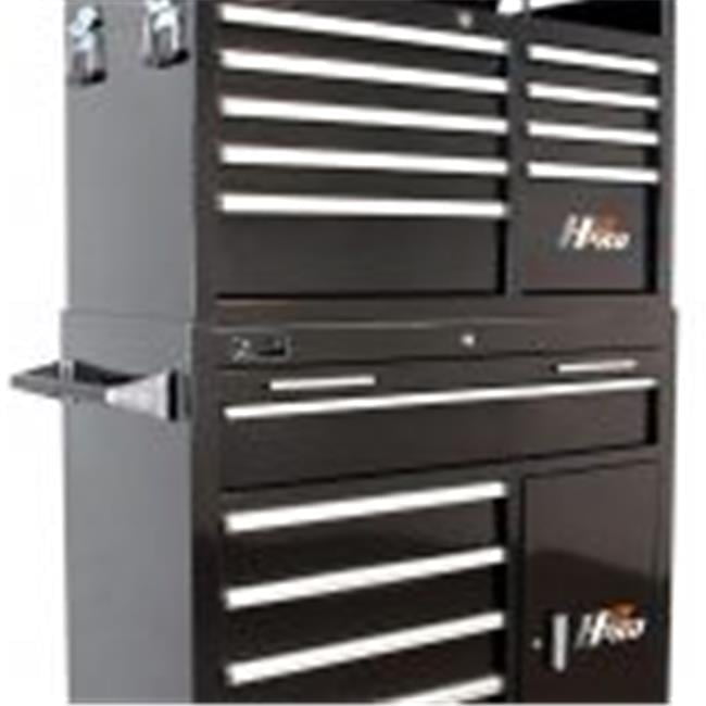 56 in. H2Pro 8 Drawer With 2 Drawer Comp Roller, Black - Walmart.com