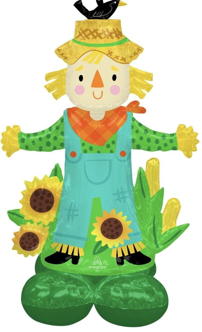 56 inch Scarecrow Airloonz Foil Mylar Balloon - Party Supplies ...