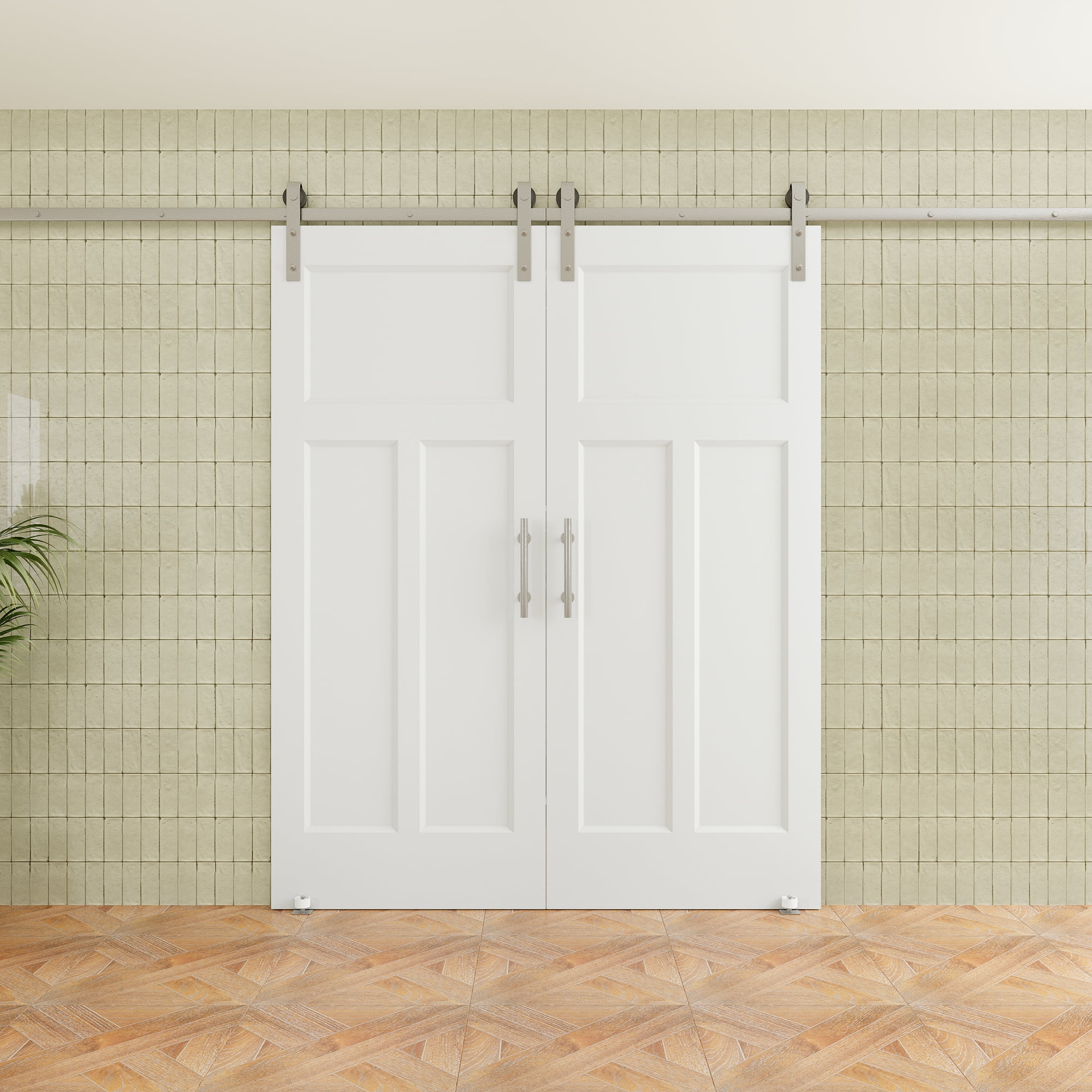 56" x 80" T Shape Waterproof White Primed Solid Core Composite MDF Wood ...