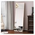 56"x21" Floor Mirror Full Length, Bedroom Floor Body Mirror with Stand ...