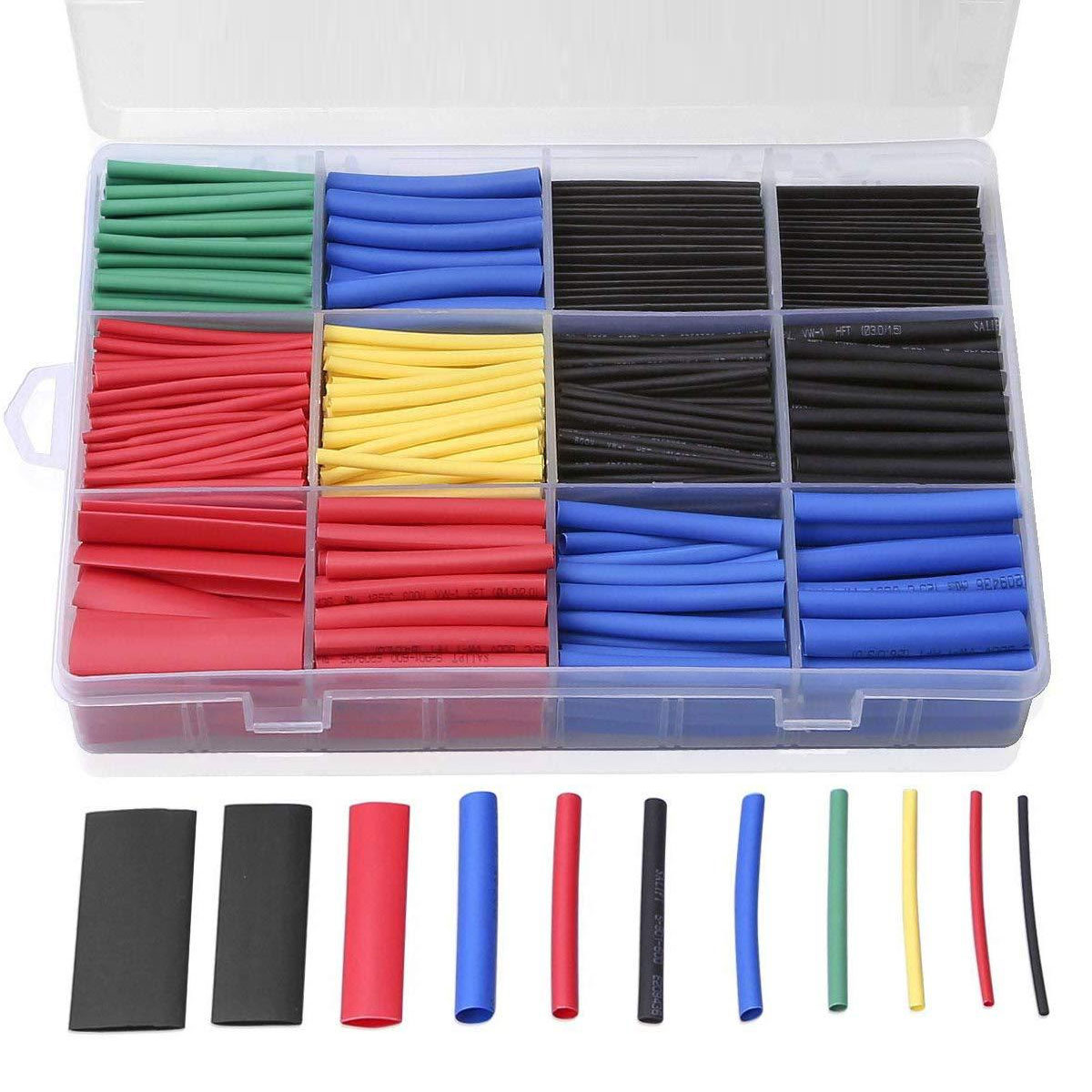 560-Pcs With Shrink Tube Assortment Glue Set In Reusable Box! - Walmart.com
