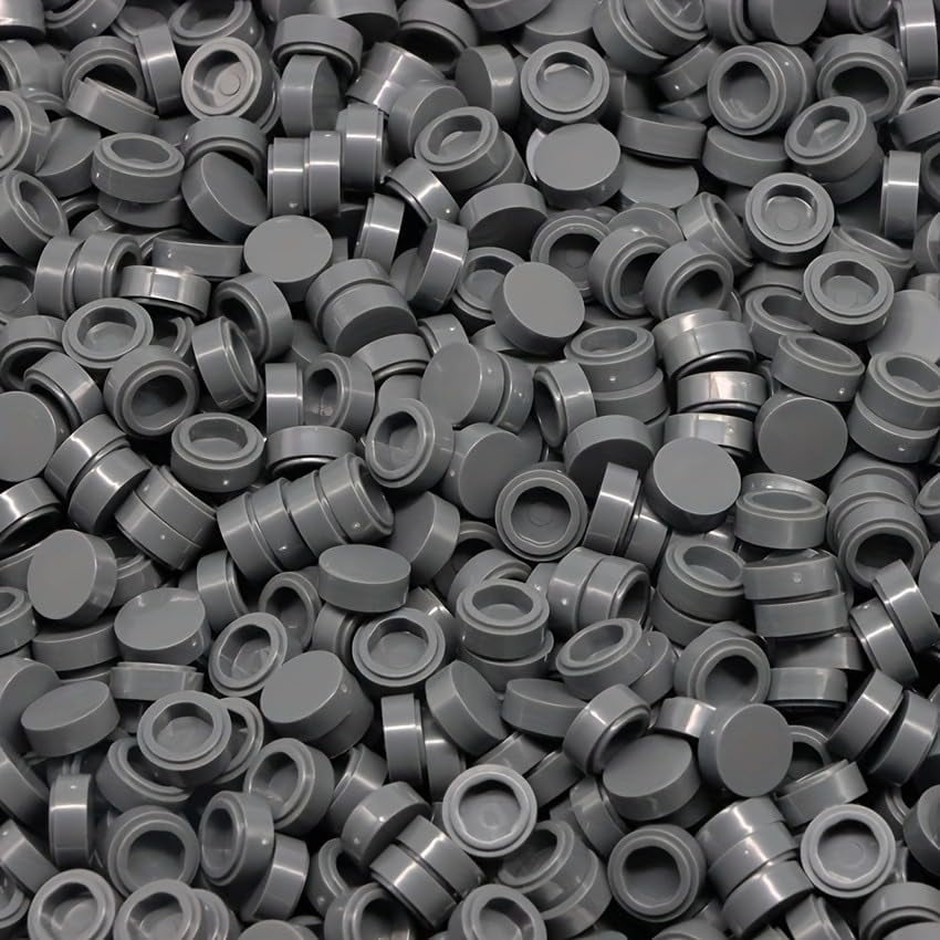 560 Piece Building Tile Bulk, Round 1x1, Compatible with Lego Parts and ...