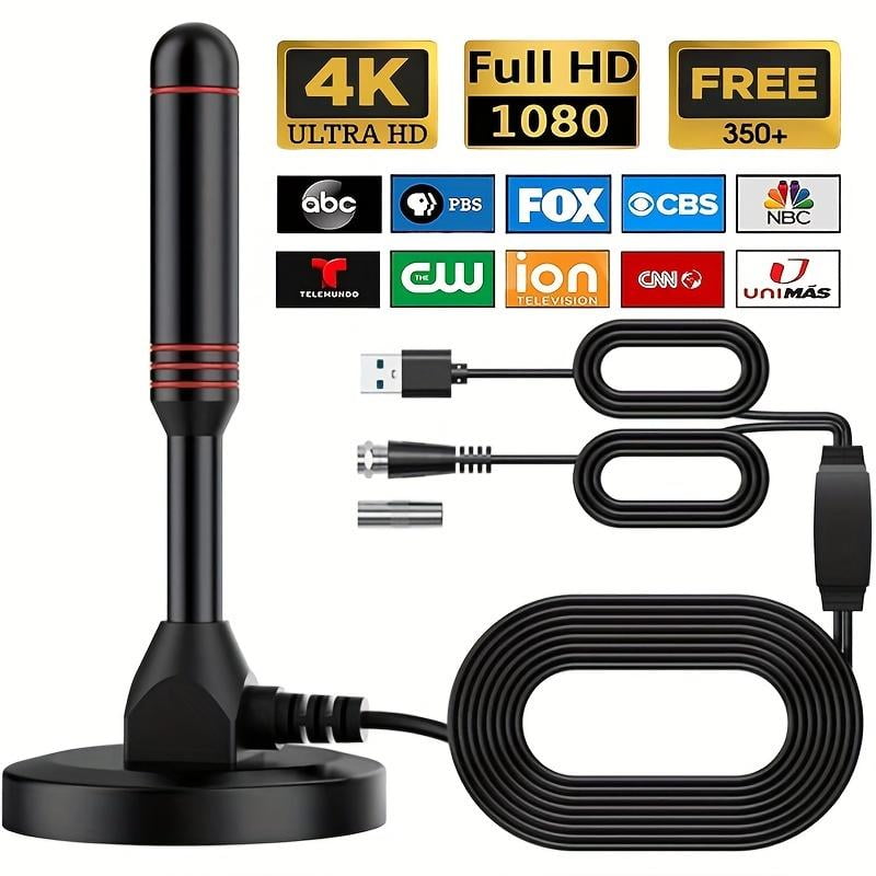 5600 Miles Long Range Digital TV Antenna-Amplified HD Digital Reception ...