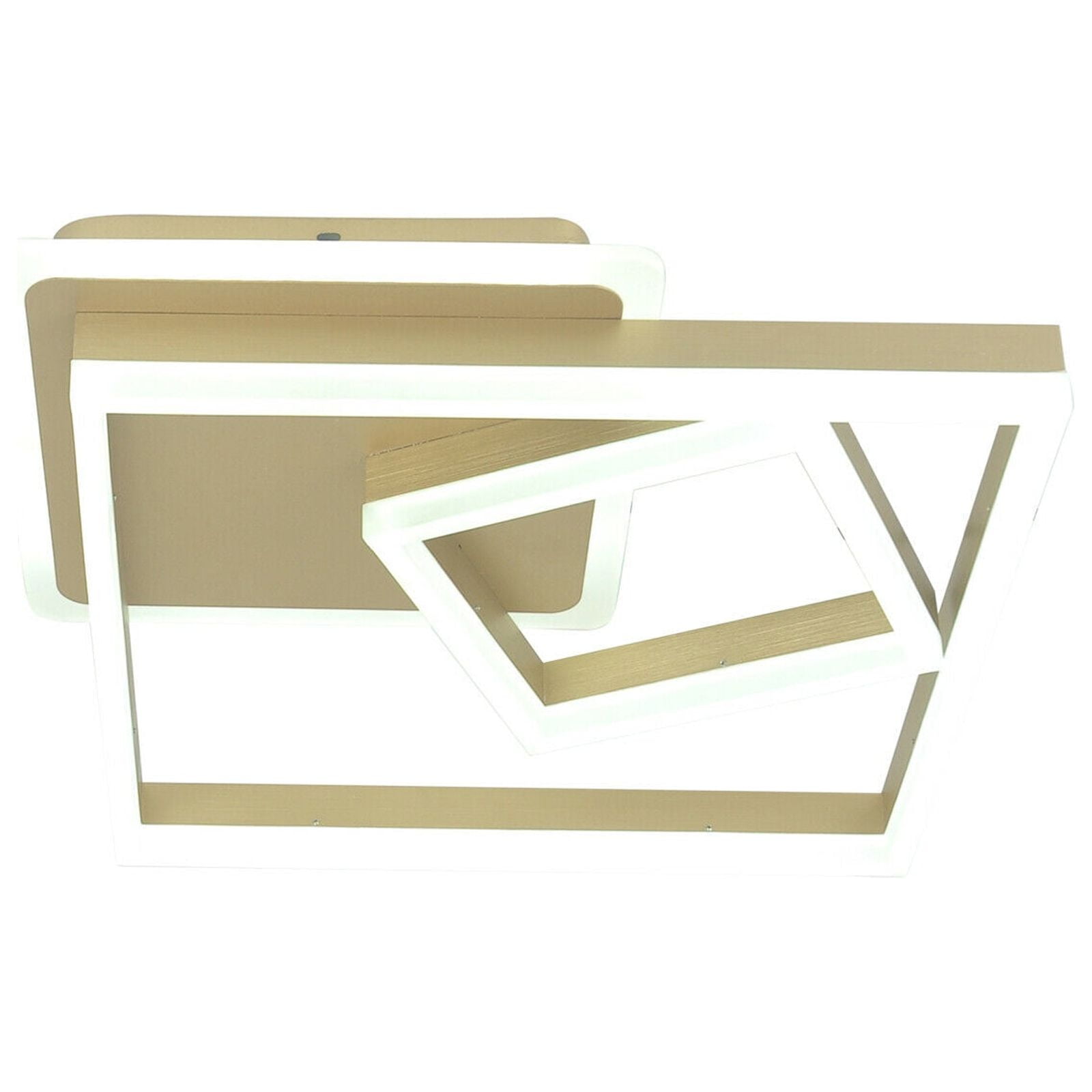 5600Lumen Geometric LED Square Chandelier Lighting Ceiling Hanging Lamp ...